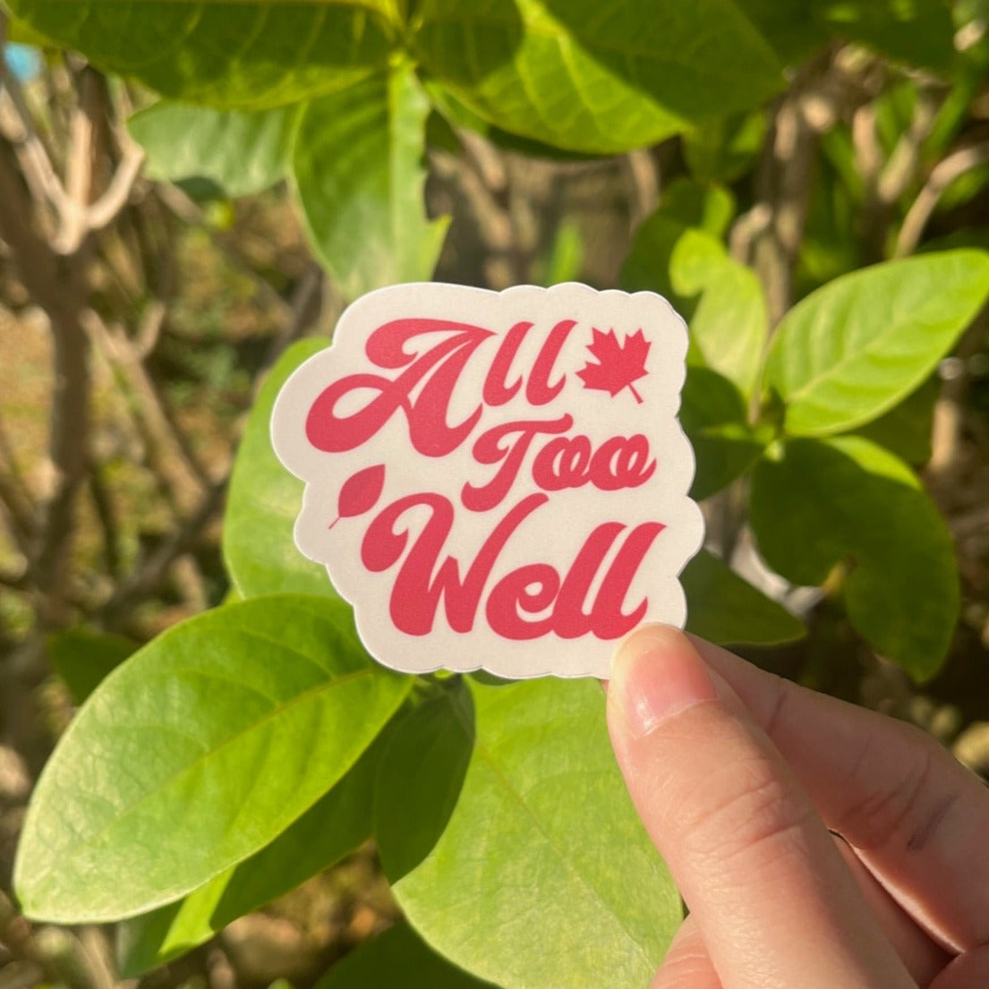 All Too Well Sticker – ItsNewYearsDay